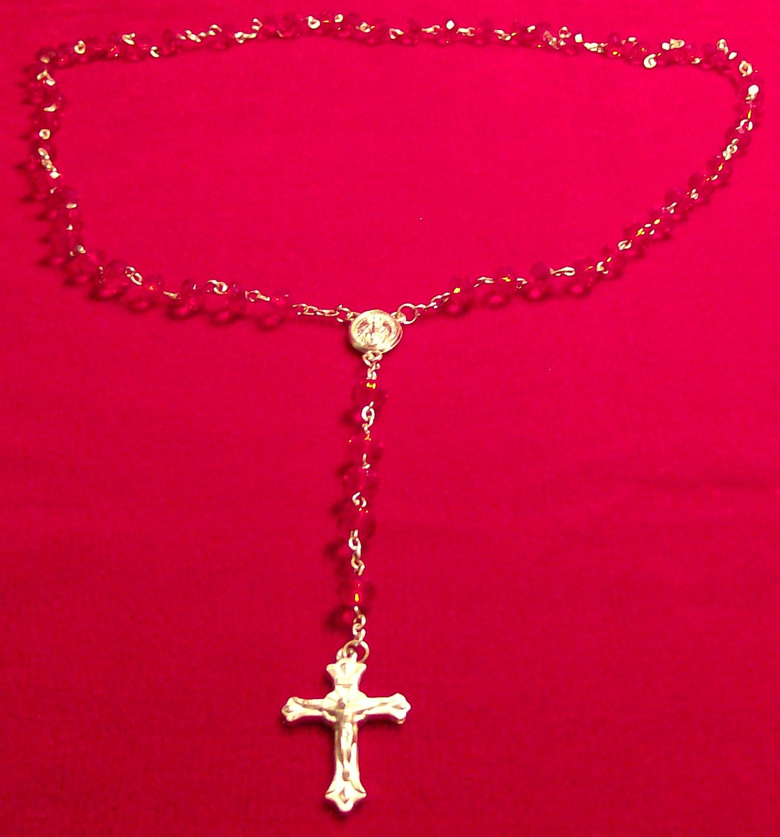 Red Rosary Beads, Traditional – FLAGS AND J